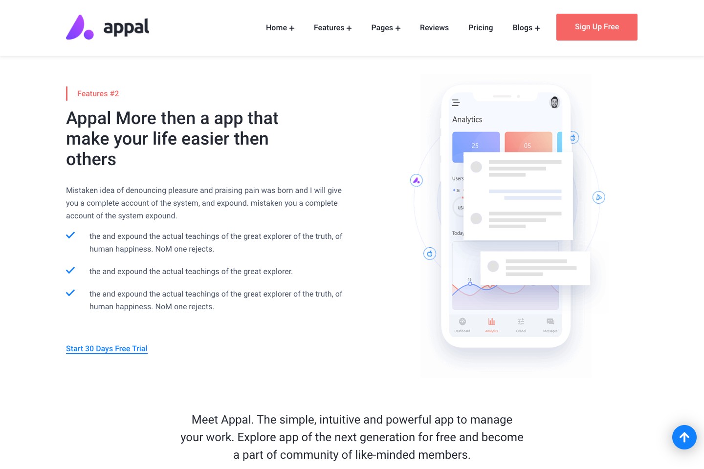 Appal - Ultimate Startup Landing Page Drupal Theme
