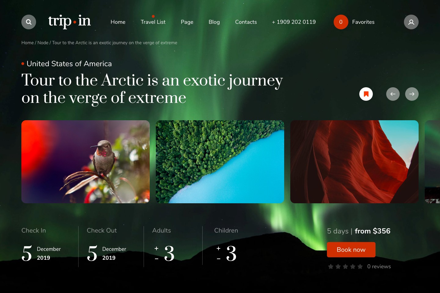 Tripin - Ultimate Travel & Tourism Drupal Theme