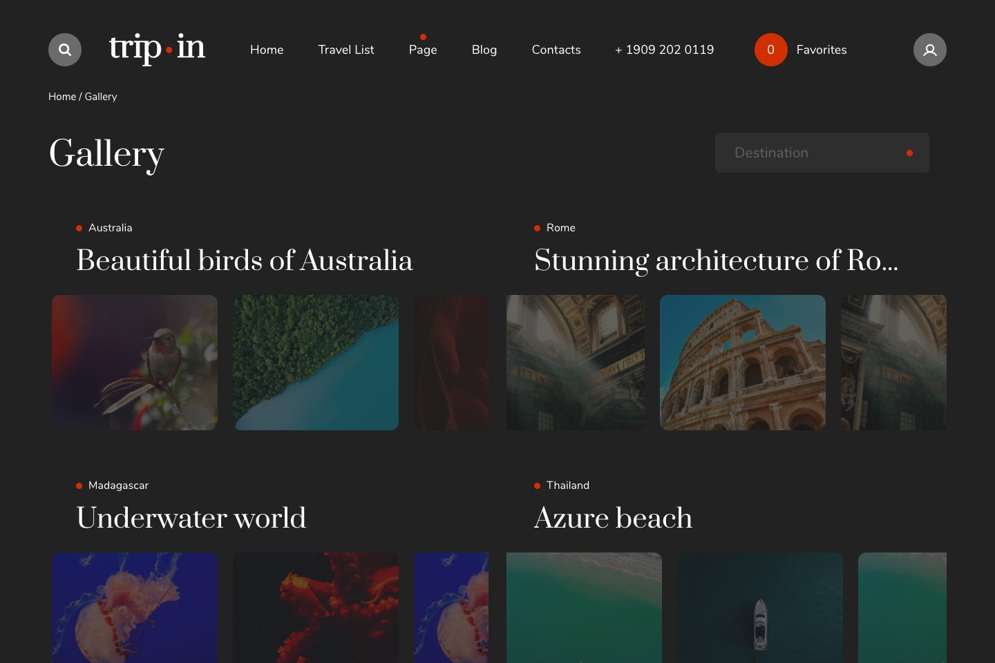 Tripin - Ultimate Travel & Tourism Drupal Theme